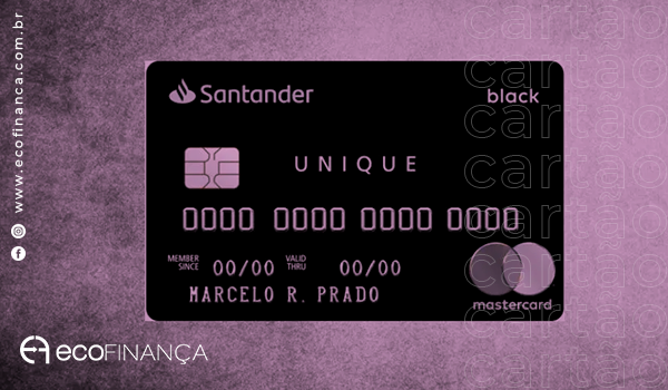 Santander Unique Mastercard Black; um mundo único para você!